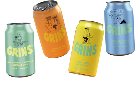 Grins | Ready to drink alcoholic beverages