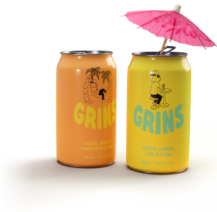 Grins | Ready to drink alcoholic beverages
